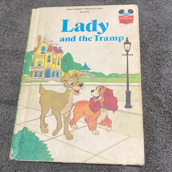 Disney | Other | Vintage Walt Disney Lady The Tramp Book | Poshmark